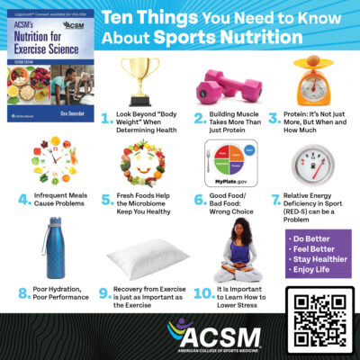 Ten Things You Need to Know About Sports Nutrition