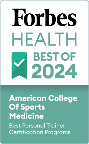 Forbes Health Names ACSM's Personal Trainer Program Nation's Best