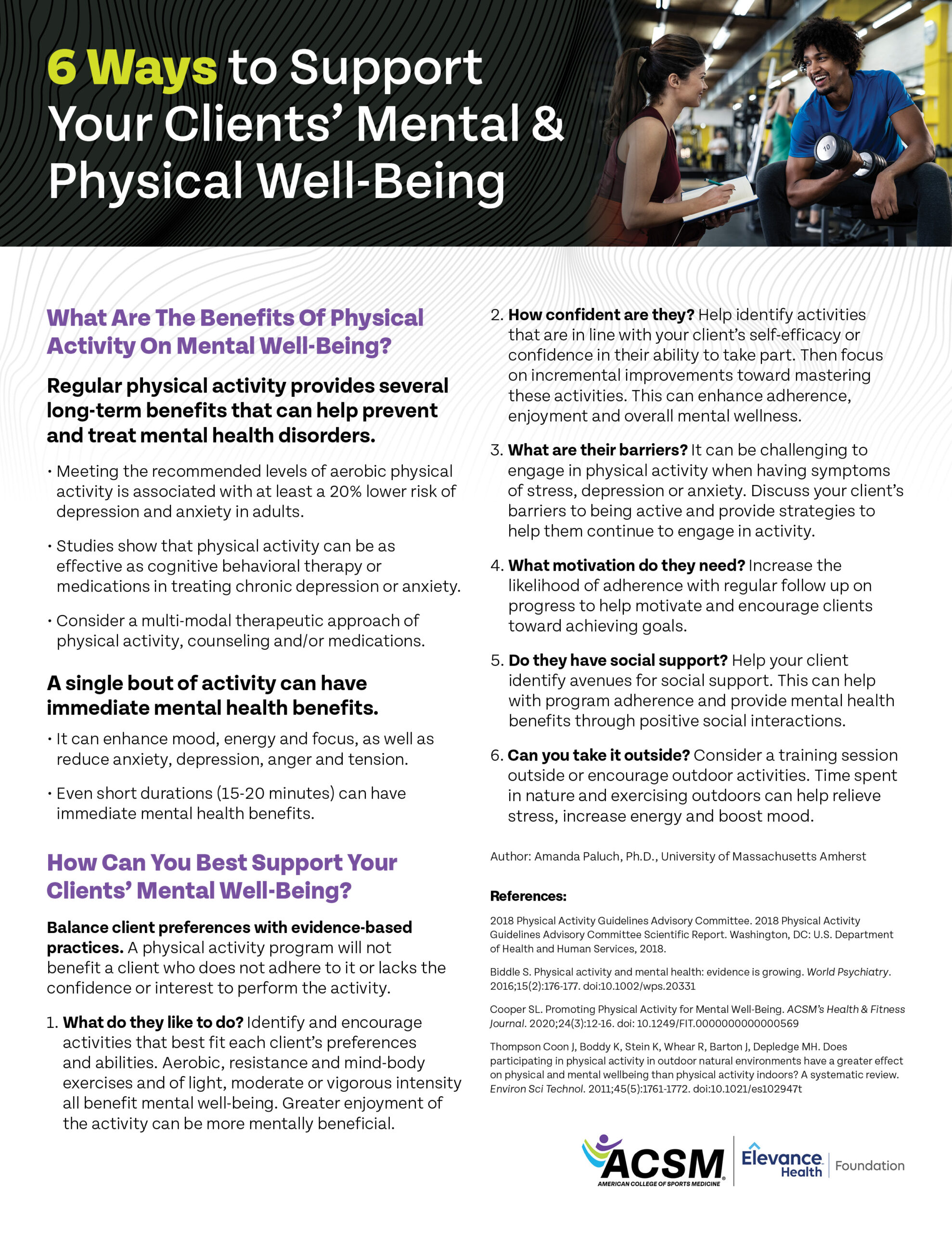6 Ways to Support Your Clients’ Mental & Physical Well-Being