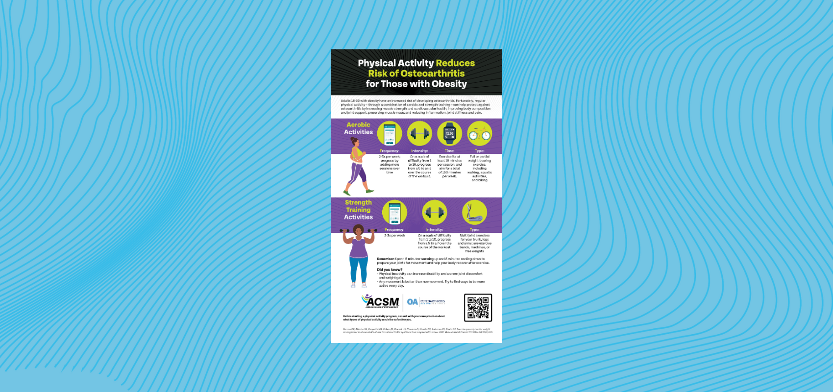 Physical Activity Reduces Risk of Osteoarthritis for Those with Obesity